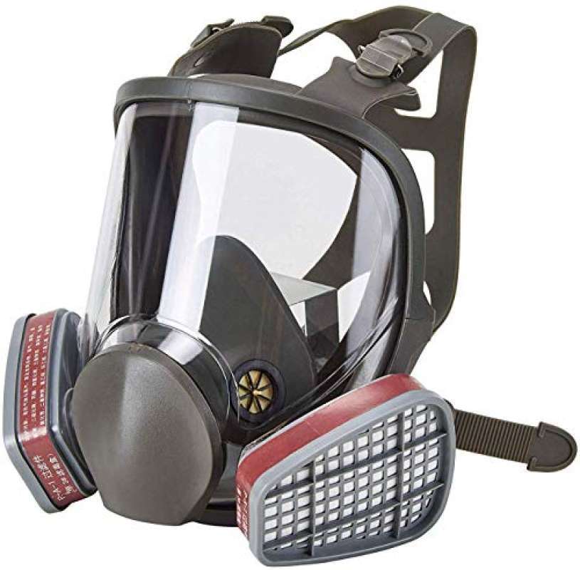 Promo Holulo Full Face Cover Gas Mask for Panit,Full Face Respirator ...
