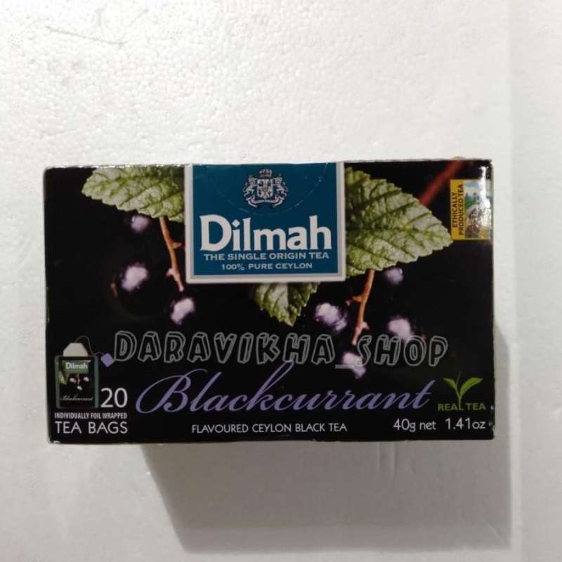 Jual Dilmah Blackcurrant Tea 20s Box / Teh Dilmah Di Seller Daravikha ...