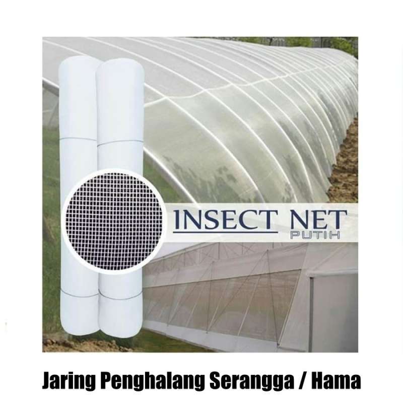 Jual Jaring Insect net greenhouse mesh 50 Lebar 1 meter Panjang 6 meter ...