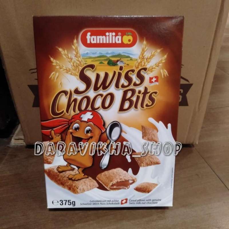 Jual Familia Swiss Choco Bits Cereal Pillows 375g / Sereal di Seller ...
