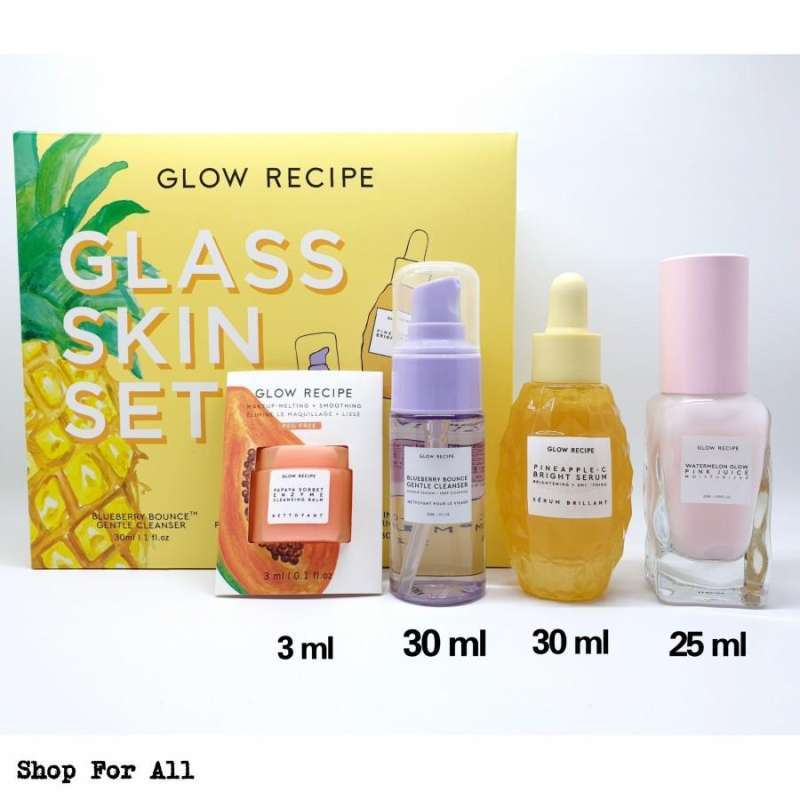Jual [SALE] GLOW RECIPE(Pineapple C Serum, Watermelon Moisturizer) di ...