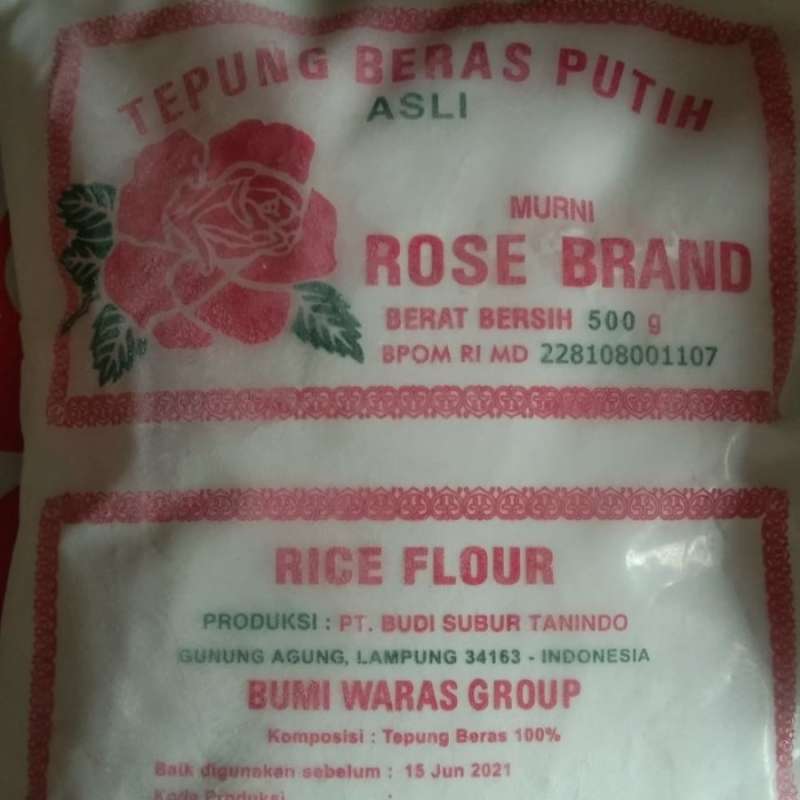 Jual Tepung Beras Putih Rose Brand @500gr di Seller Foodcity - Cipondoh ...