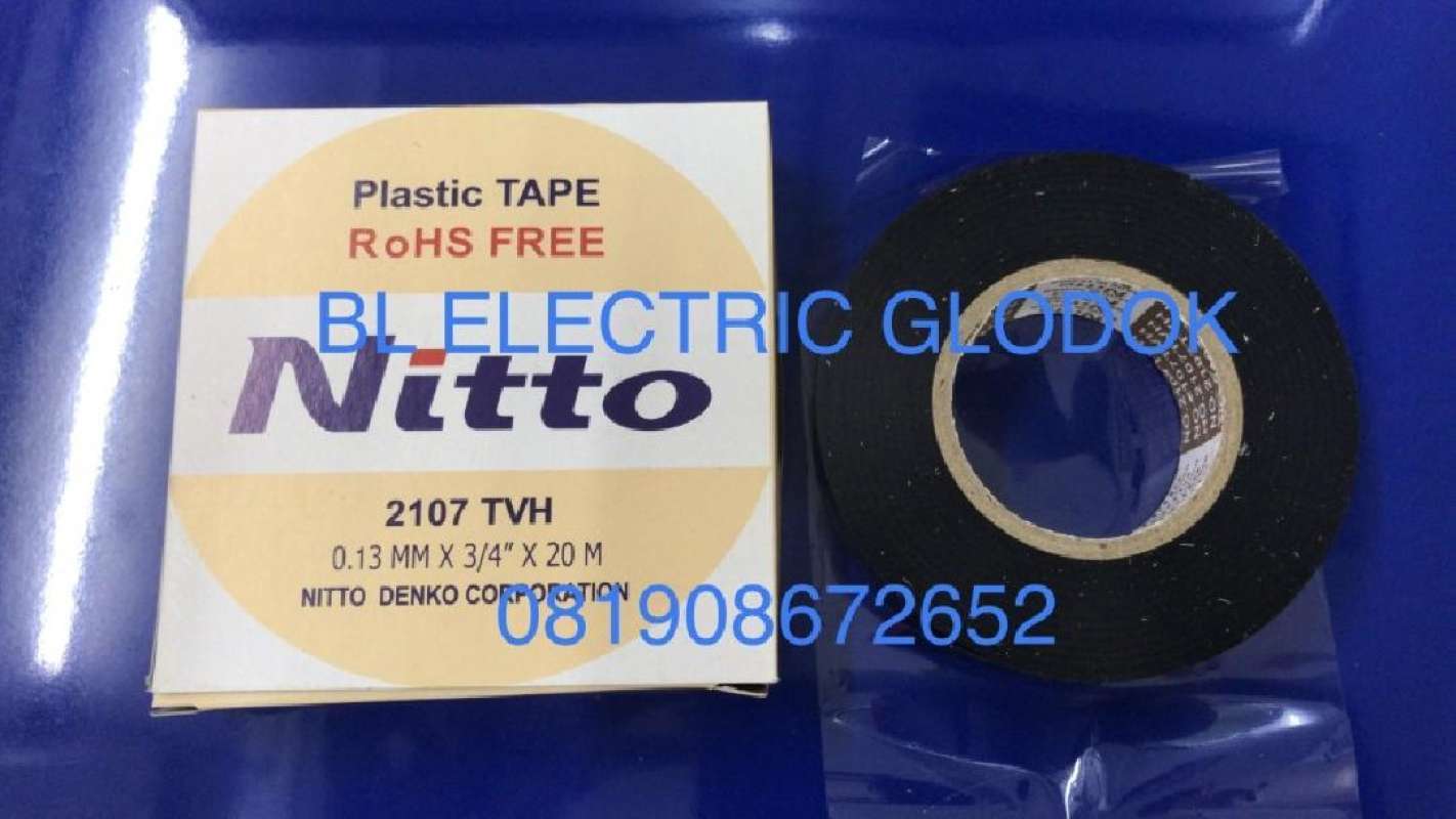 Jual Isolasi Listrik Nitto Plastic Tape 2107 Tvh 0.13mm X 3/4 X 20m Di Seller Bl Electric Glodok ...