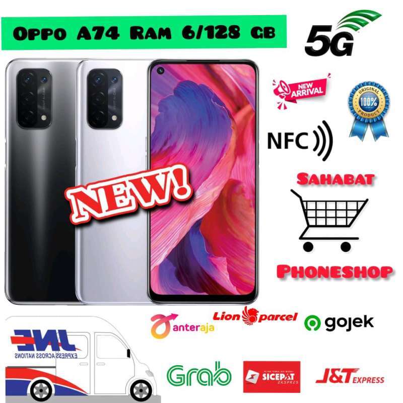 Promo Oppo A74 5g Ram 6/128 Gb Bergaransi Diskon 45% Di Seller Sahabat Phoneshop - Sp Shop ...