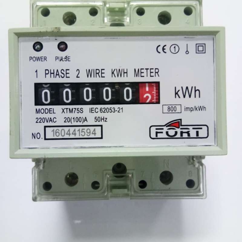 Jual Fort Electronic Energy Meter - Kwh Meter Analog 1 Phase 2W 50Hz XTM75S di Seller PD JAYA ...