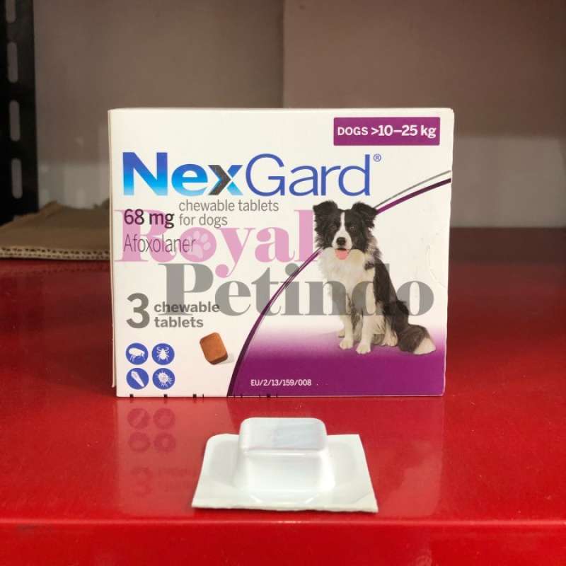 Promo Nexgard Obat Kutu Dan Demodex Anjing 10 - 25 Kg Per Tablet Diskon ...