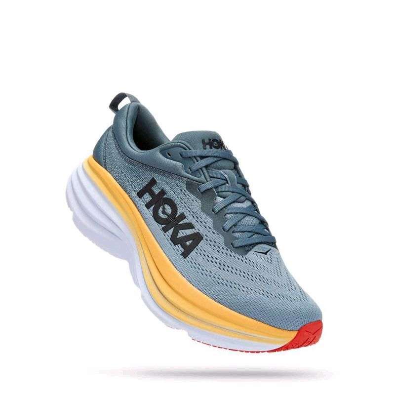 Jual Hoka Bondi 8 Wide 2E Men's Road Running Shoes - Goblin Blue ...