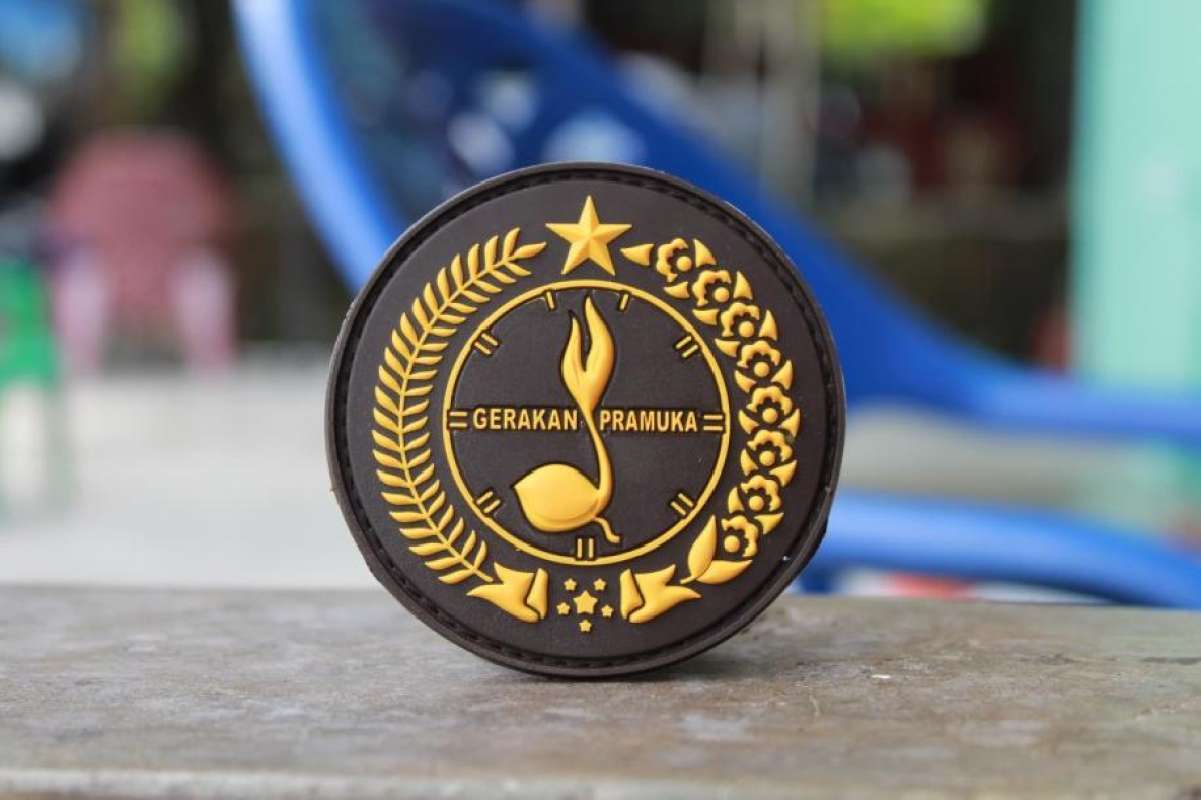 Jual patch rubber perekat karet gerakan pramuka bulat di Seller Jovana ...
