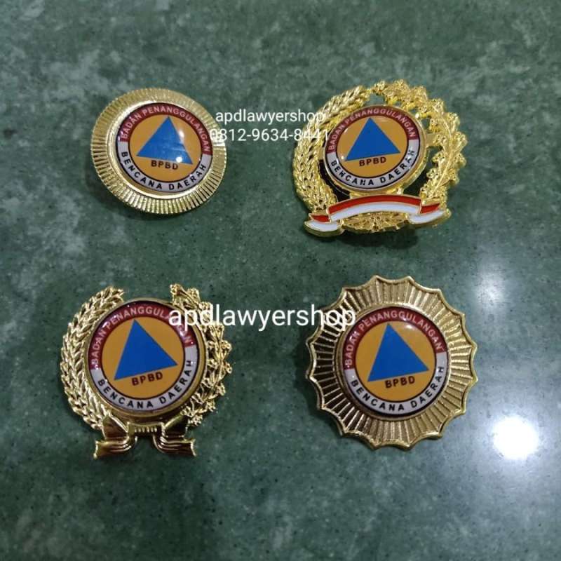 Jual Pin BPBD kuningan peniti banyak varian satuan di Seller ...