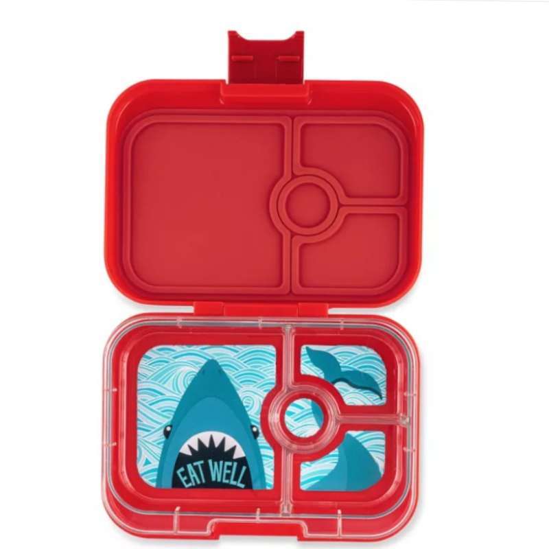 Jual Yumbox Panino 4 compartment Lunch Box (Wow Red Shark) di Seller ...