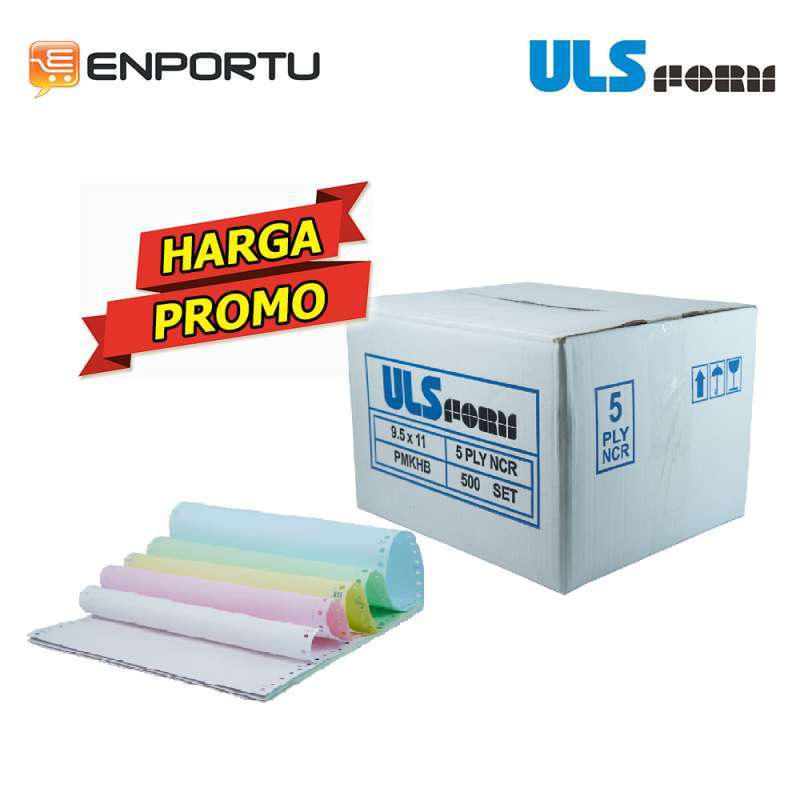 Promo Uls Continuous Form 9.5 X 11 Ncr - 5ply Diskon 40% Di Seller ...