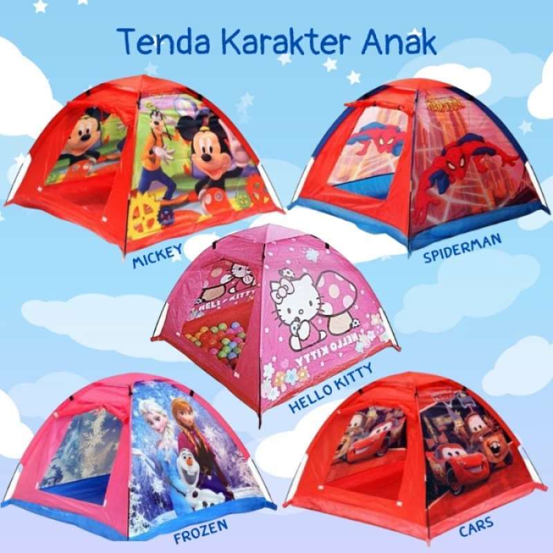 Jual Obral!! Tenda Kemping Motif Kartun,Tenda Camping,Tenda Kemah,Tenda ...