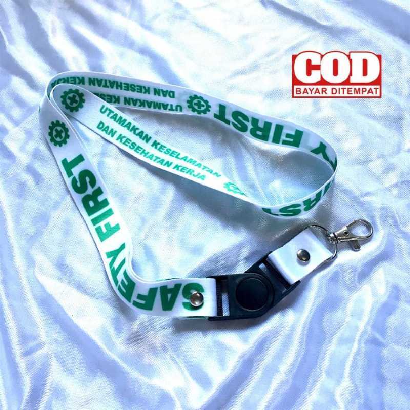 Jual Tali Landyard Safety First / Tali ID card K3 Proyek di Seller ...