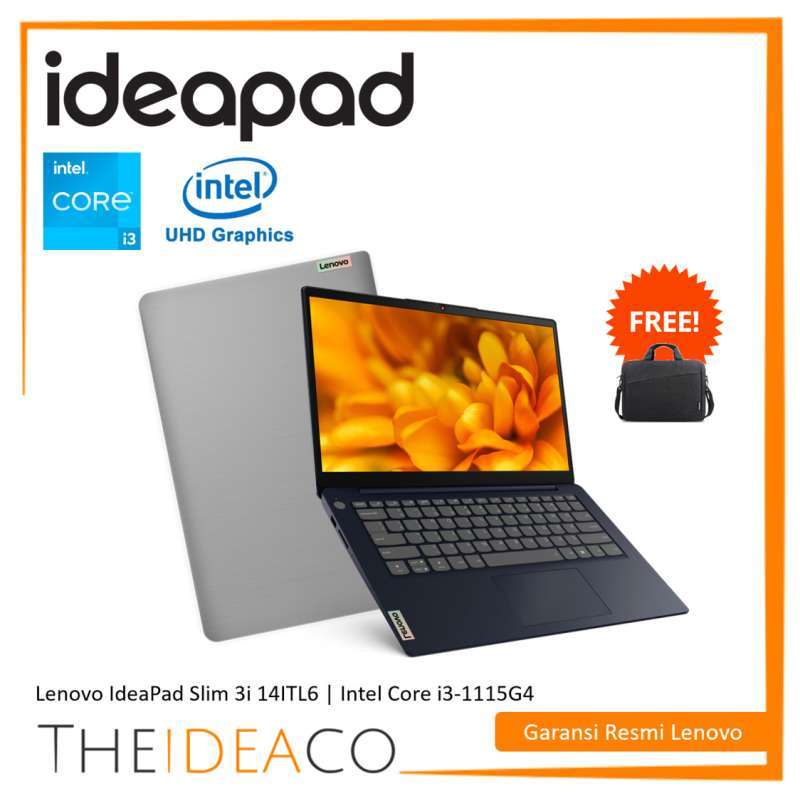 Jual Lenovo Ideapad Slim 3i I I3-1115g4 I 4gb 256gb Ssd I Win11 Ohs2021 ...