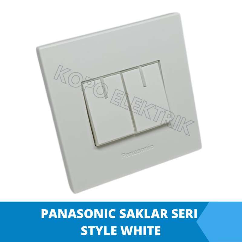 Promo Panasonic Saklar Seri Style White Tanam Saklar Putih Minimalis ...