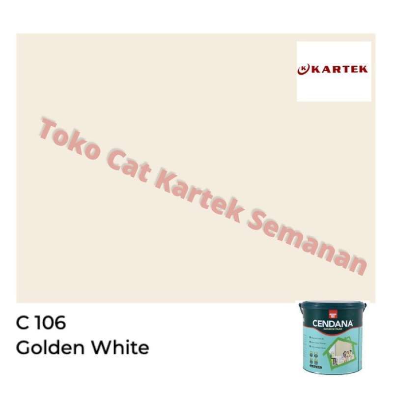 Promo Mowilex Cendana Interior C-106 Golden White (25Kg) Galon Gallon C 106 Diskon 12% di Seller ...