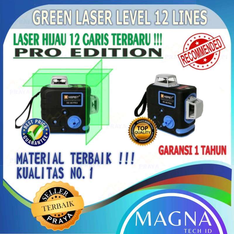 Jual GREEN LASER LEVEL 12 LINES WARNA LASER GIJAU12 GARIS di Seller ...