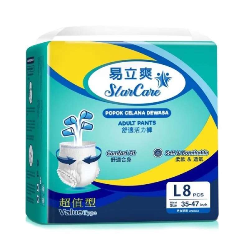Promo Starcare Adult Pants Diaper Popok M9 / L8 / Xl7 Diskon 17% di Seller Mita Medika ...