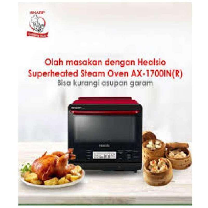 Promo Sharp Healsio AX1700IN(R) Superheated Steam Oven Ax-1700In Diskon ...