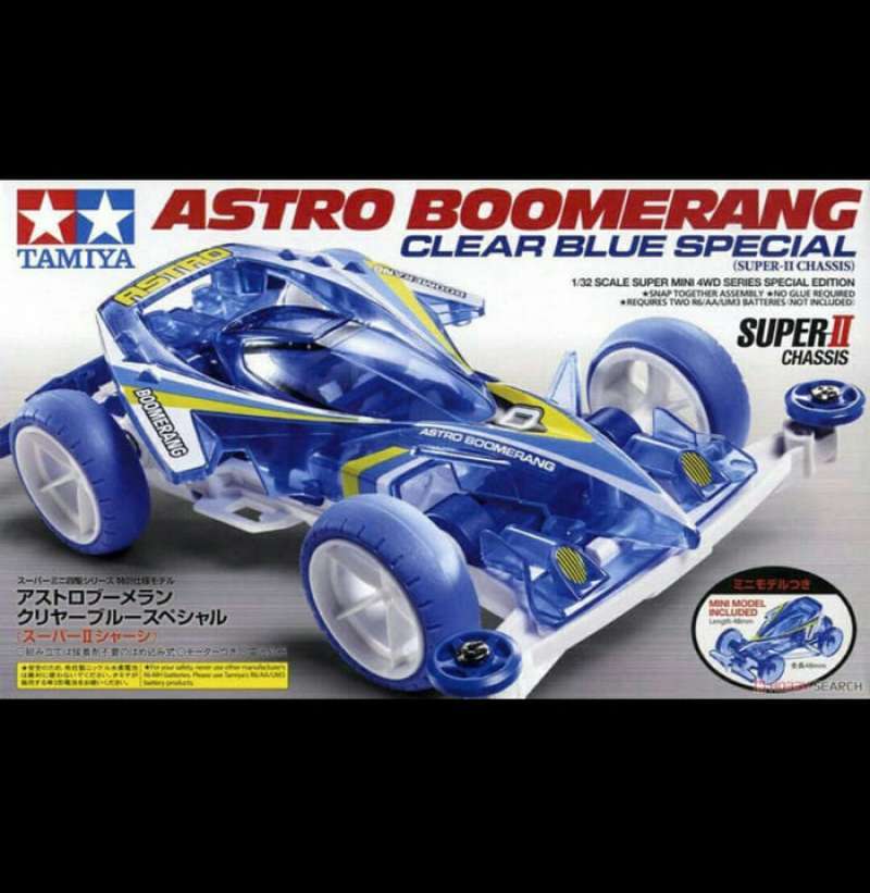 Jual Tamiya Mini 4Wd Astro Boomerang Clear Blue Special di Seller DENTA ...