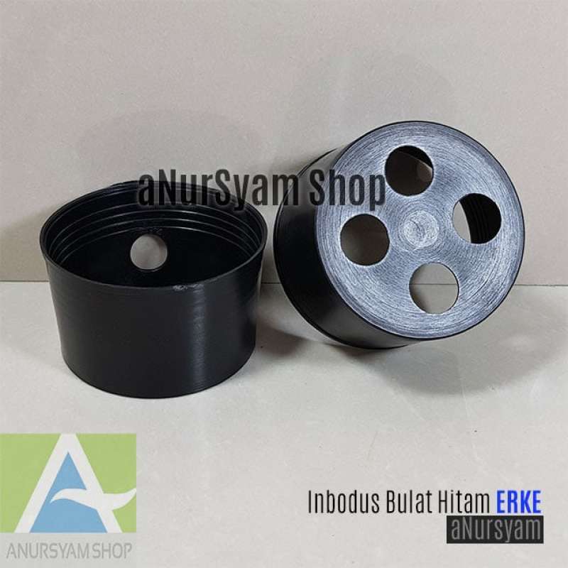 Jual Inbodus Bulat Hitam Erke / Ib-dus / Mangkok Tanam Hitam Bulat Di ...
