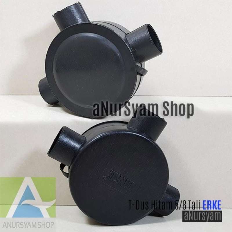 Jual T-dus 5/8 Cabang 3 Kecil Erke Hitam Tali | T Dus | Tdus Hitam Erke ...