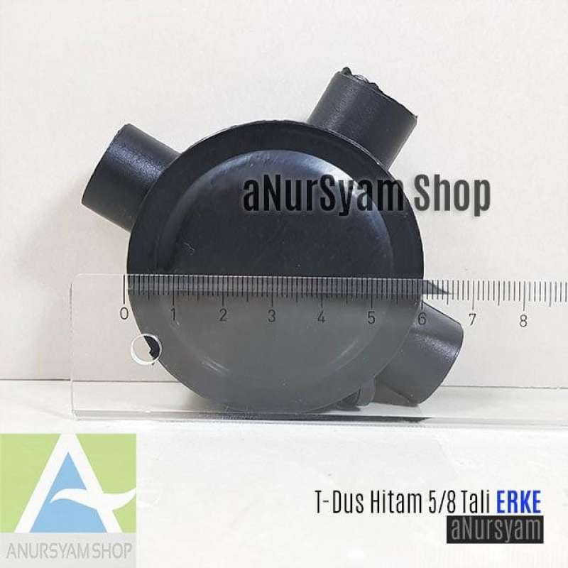 Jual T-dus 5/8 Cabang 3 Kecil Erke Hitam Tali | T Dus | Tdus Hitam Erke ...