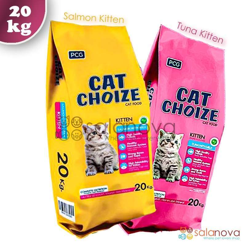Jual Cat Choize Kitten 20kg Makanan Anak Kucing Cat Food Dry - Salmon ...