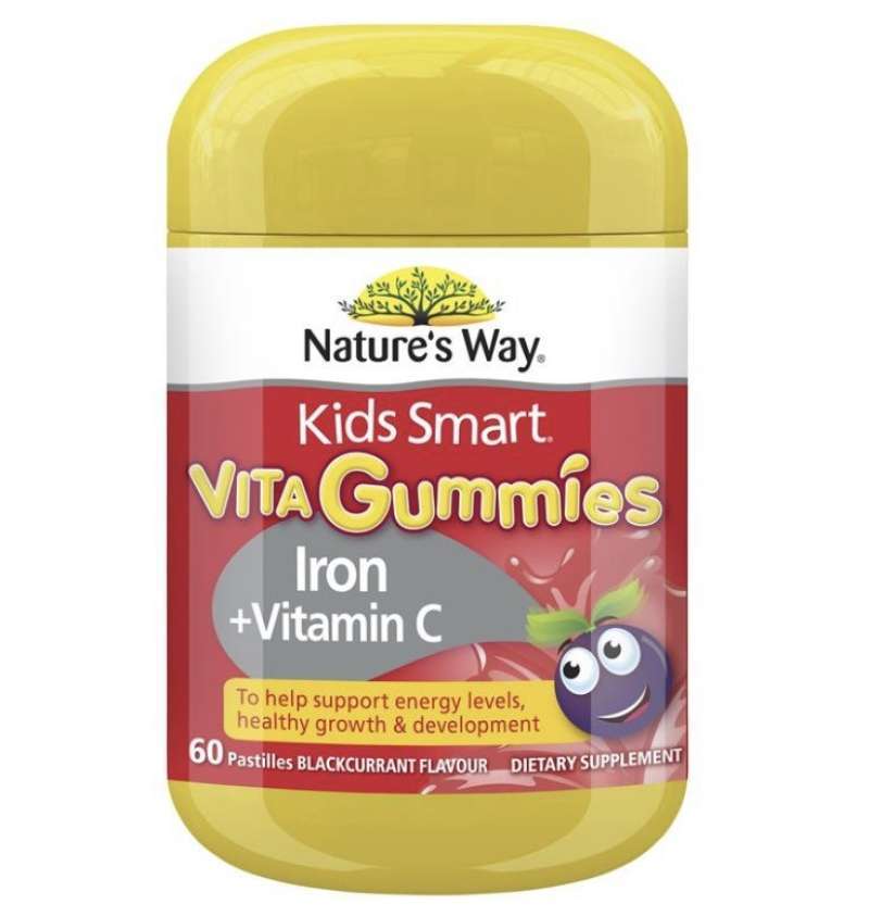Jual (ORIGINAL) Nature's Way Kids Smart Vita Gummies Iron + Vitamin C ...