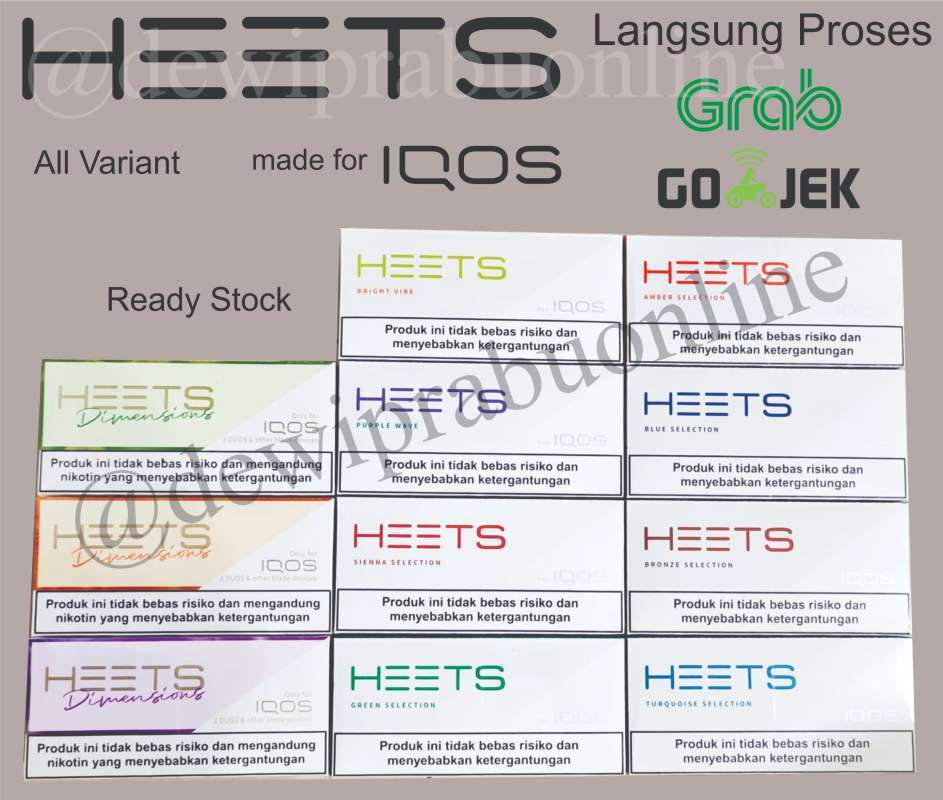Jual Heets Iqos All Varian Yugen Amil Apricity Bronze Blue Purple ...