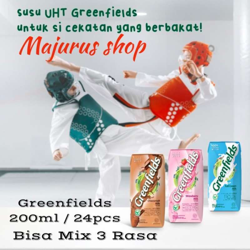 Promo Susu UHT Greenfields 200ml - [1 Dus/24 pcs] Diskon 27% di Seller ...