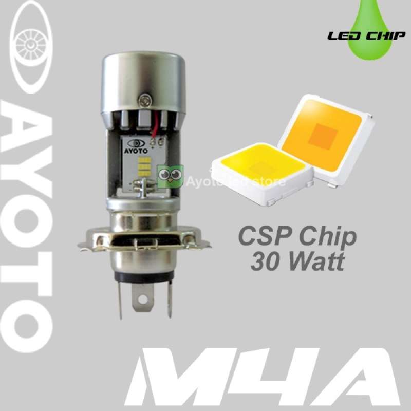 Promo Lampu led motor Vixion AYOTO M4A socket H4/HS1 arus AC/DC pnp ...