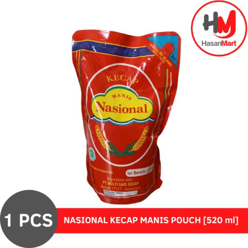 Promo Nasional Kecap Manis Kemasan Pouch 520 Ml Diskon 14% Di Seller ...
