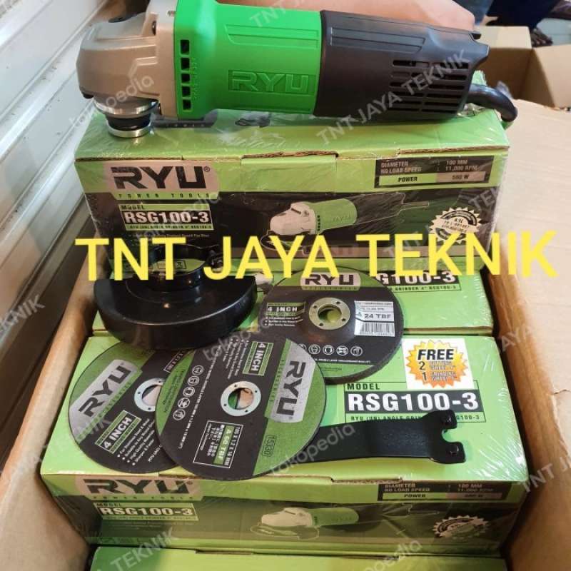 Promo MESIN GERINDA TANGAN 4 RYU RSG 100-3 / GURINDA TANGAN RYU RSG 100 ...