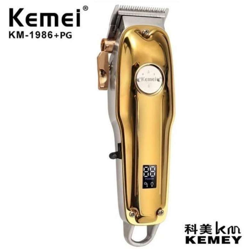 Jual Alat Mesin Cukur Rambut Kemei 1986 Hair Clipper Electric LCD KM-1986 di Seller GOSTORE ...