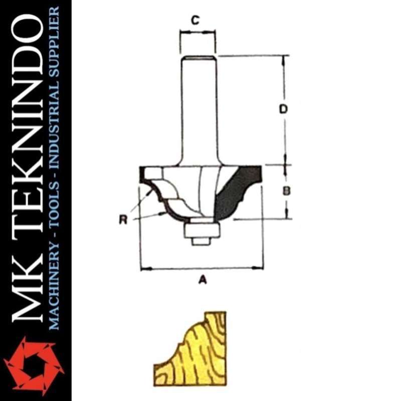 Jual Mata Router Profil Klasik Classical Roman Ogee Bit 312-021 312-031 ...