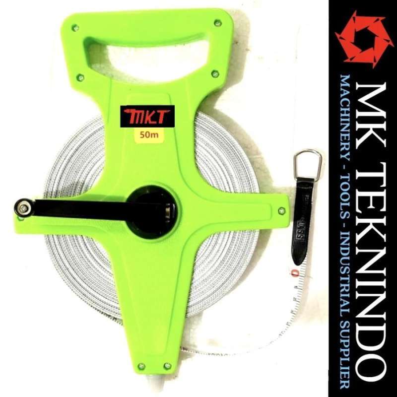 Jual Meteran Tancap 50 Meter Gulung Roll 50 M / Meteran Fibre Fiber Rol ...
