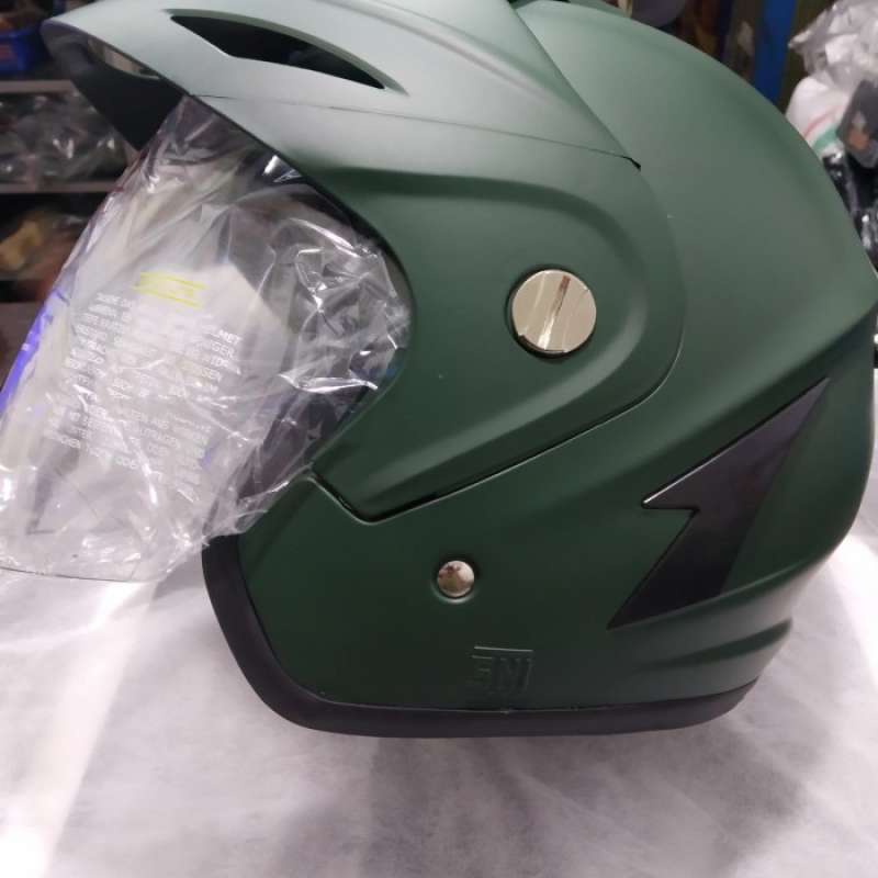 Jual Helm Motor standar Hijau army Dop M2 Helmet di Seller Pusat Helm ...