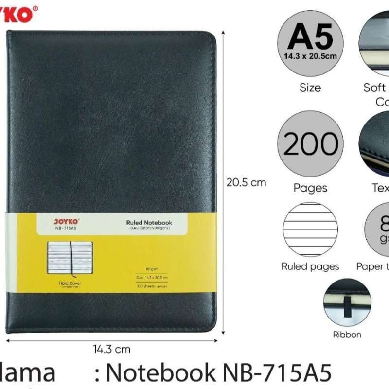 Jual Note Book A5 Joyko NB-715 isi 100 lembar (1pcs) di Seller ...