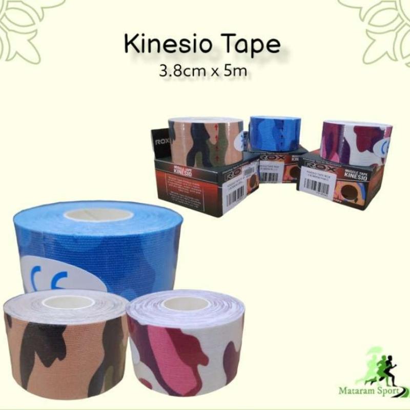 Jual Kinesio Tape Rox Model Camo 3.8CM X 5M Original - Blue di Seller ...
