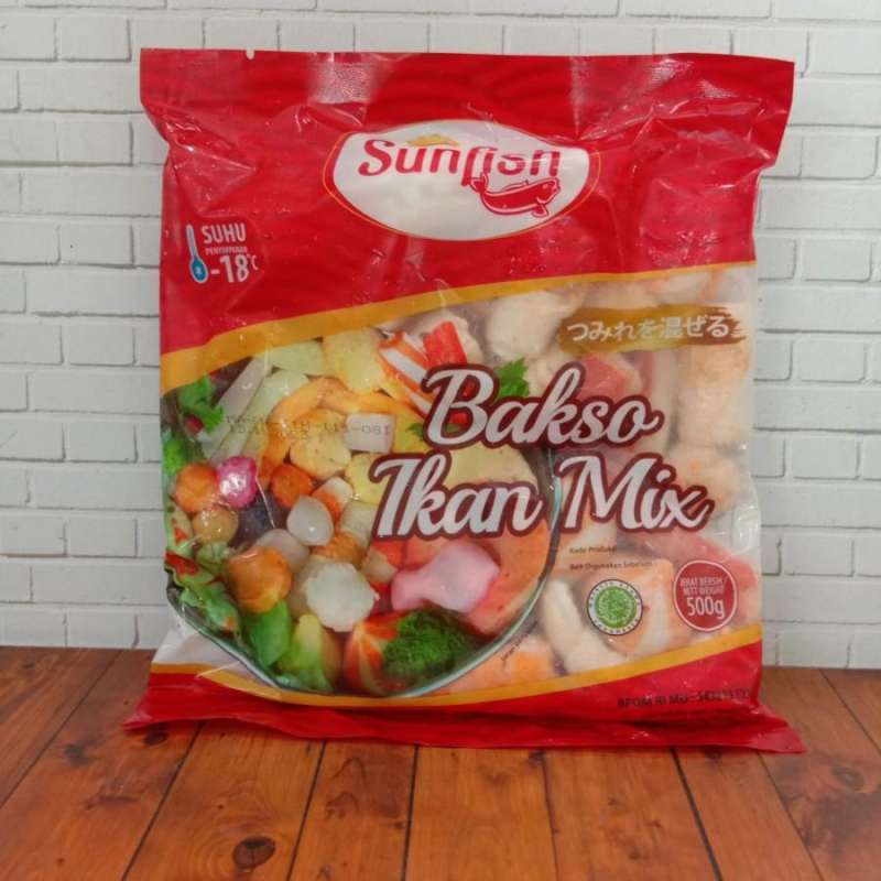 Jual sunfish bakso ikan mix 500gr Halal di Seller AMSA FROZEN FOOD ...