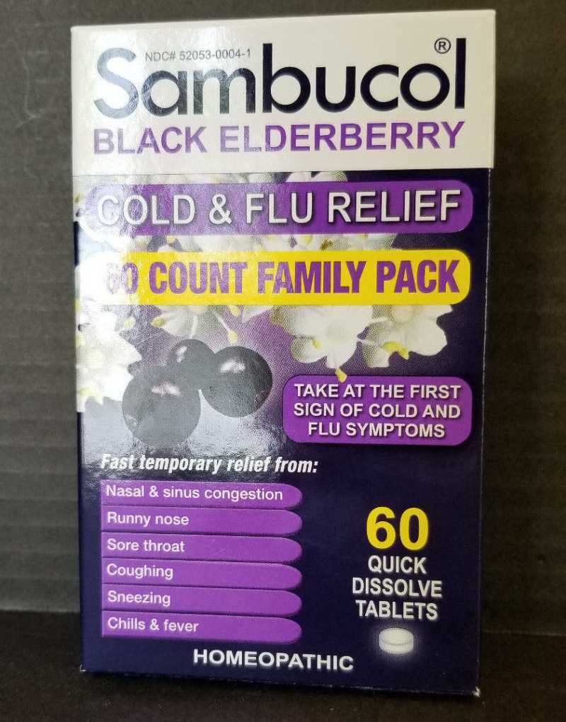 Jual (TERBAIK) Sambucol Cold and Flue Relief - 60 Quick Dissolve ...