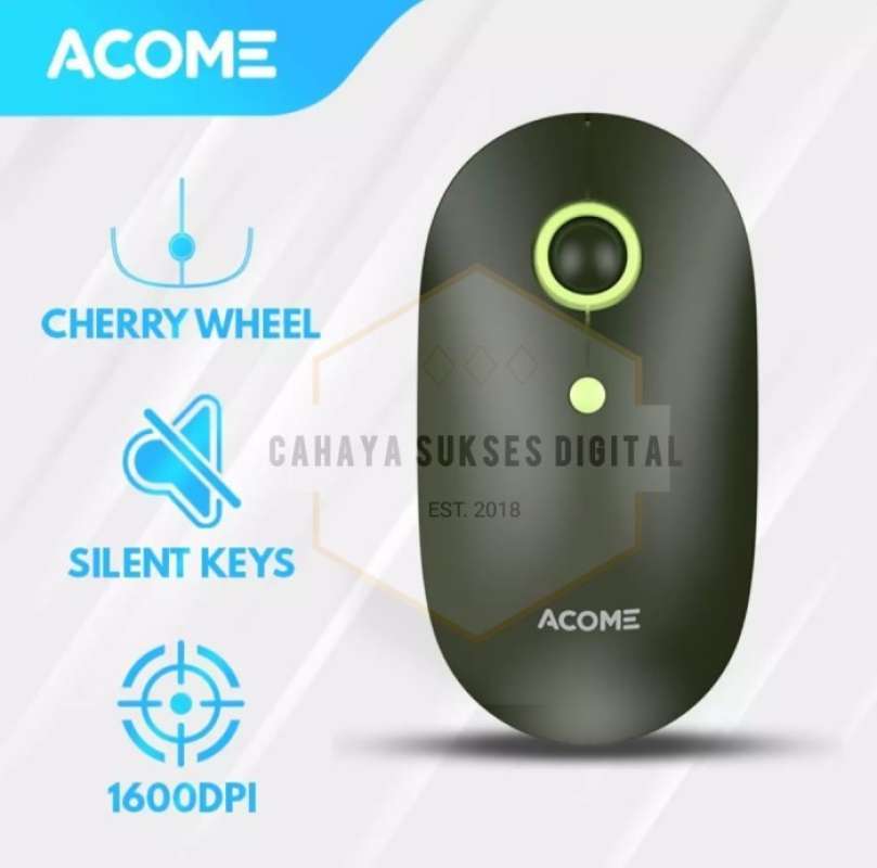 Jual Mouse Wireless Acome Am300 Silents Keys di Seller Meena Store - Cengkareng Timur, Kota ...
