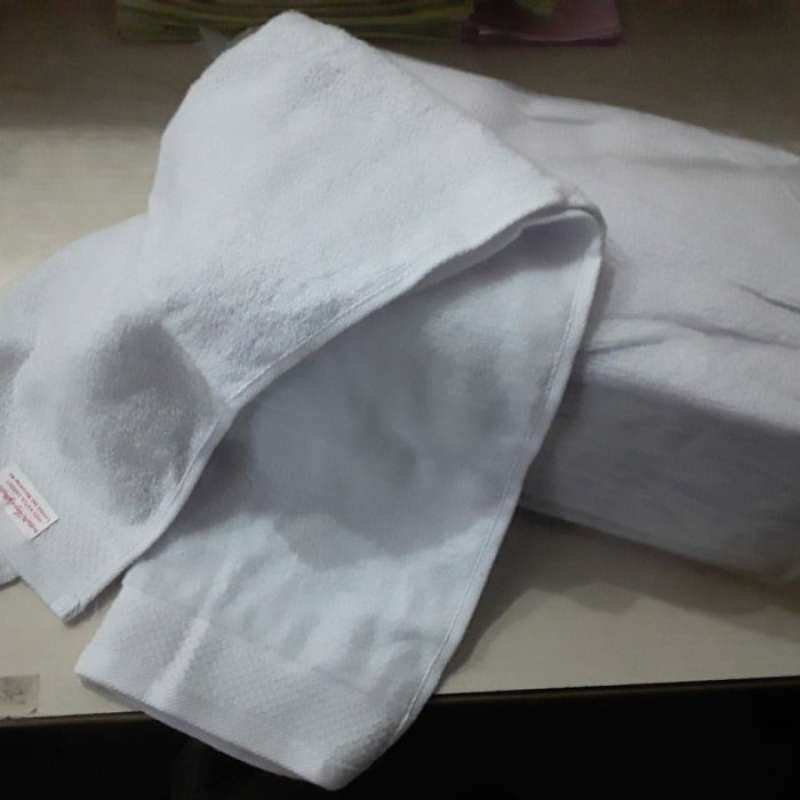 Jual Handuk Kecil Handuk Leher Putih Polos Perlengkapan Haji Dan Umroh ...