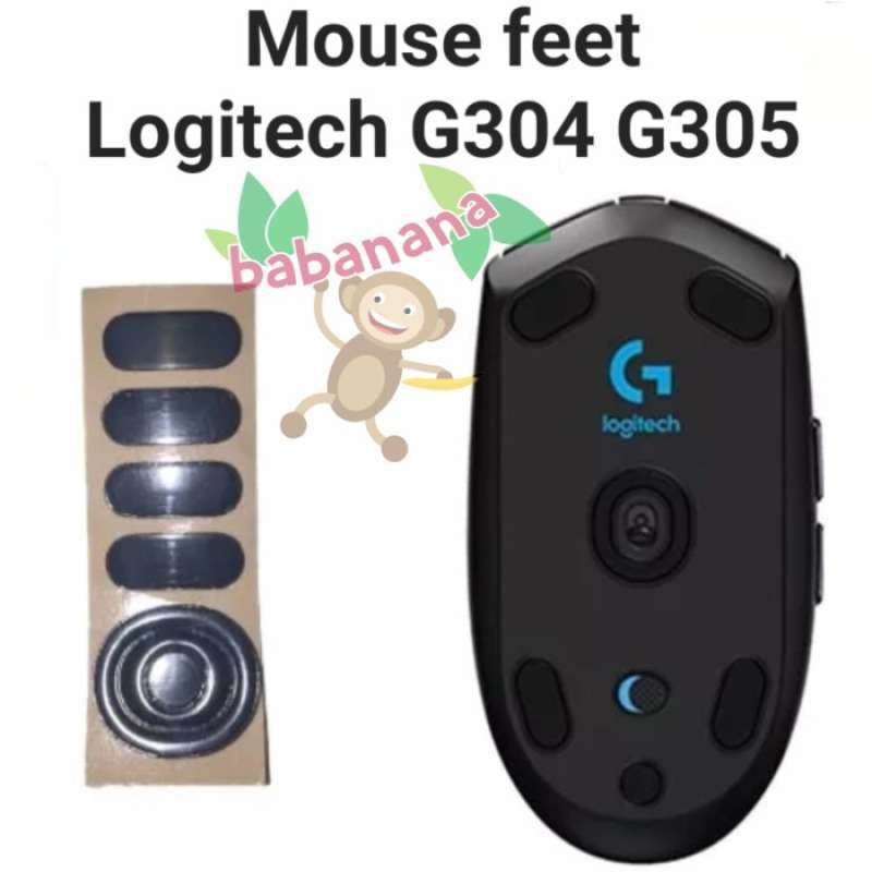 Promo Mouse feet Logitech G304 G305 rubber replacement pengganti alas ...
