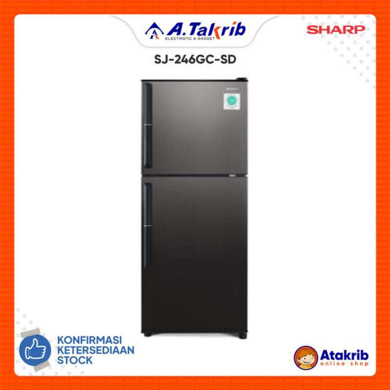 Jual SHARP KULKAS 2 PINTU SMALL SJ-246GC-SD 205 Liter di Seller ATAKRIB ...