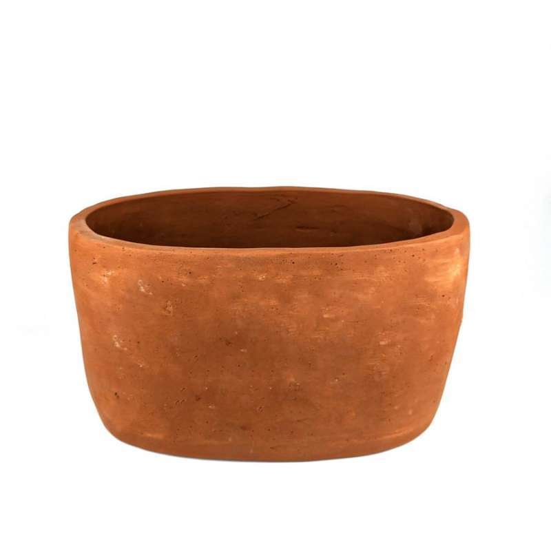 Jual Pot Terracotta Tanah Liat Gerabah P35 Oval Lurus Di Seller Kebun ...