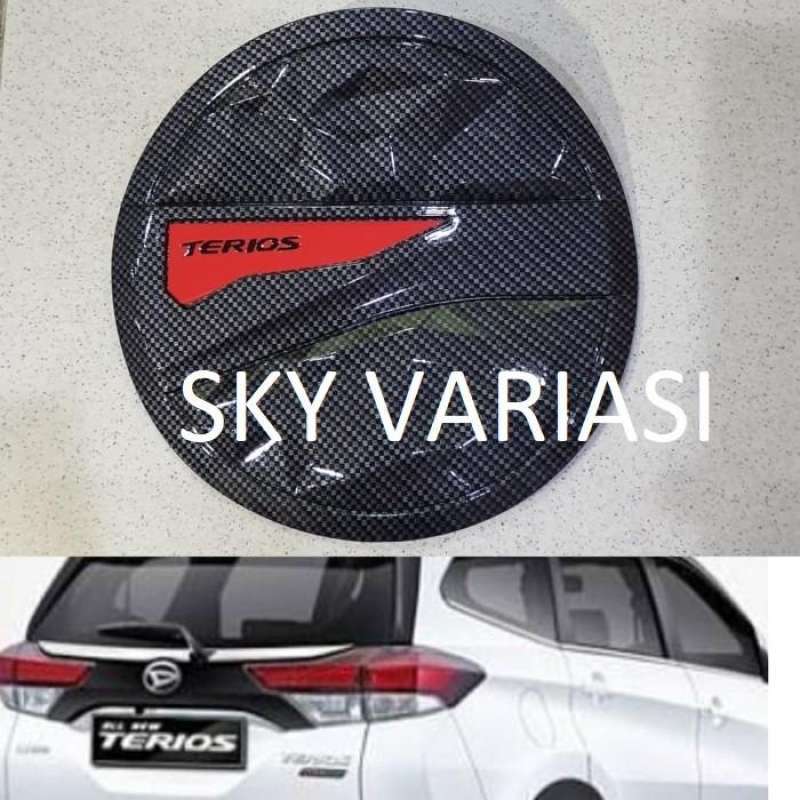 Jual Tank Cover Tutup Tangki Bensin All New Terios 2018 Carbon Hitam di ...