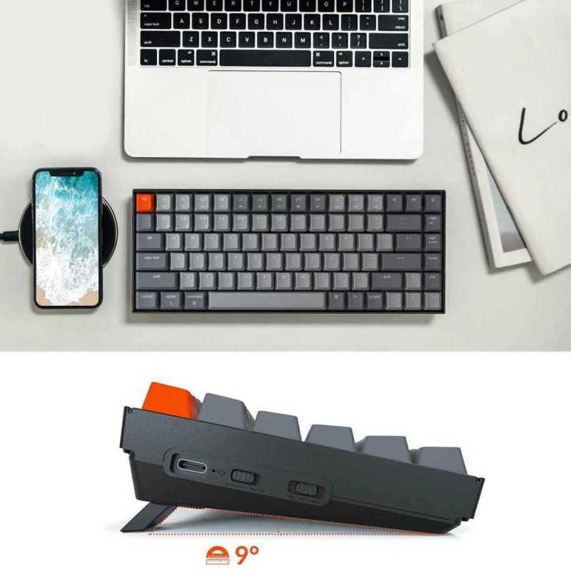 Jual Gst Keychron Mechanical Keyboard White Backlit Gateron Red Switch ...