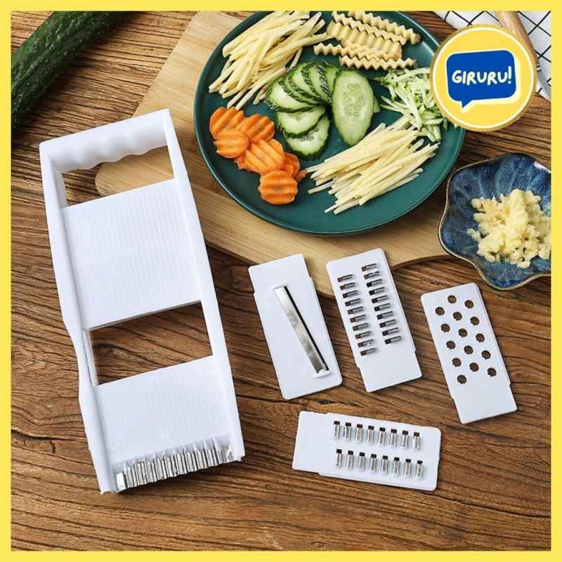 Jual Alat Parutan Buah dan Sayur 4 In 1 Serbaguna / Alat Pemotong Buah ...